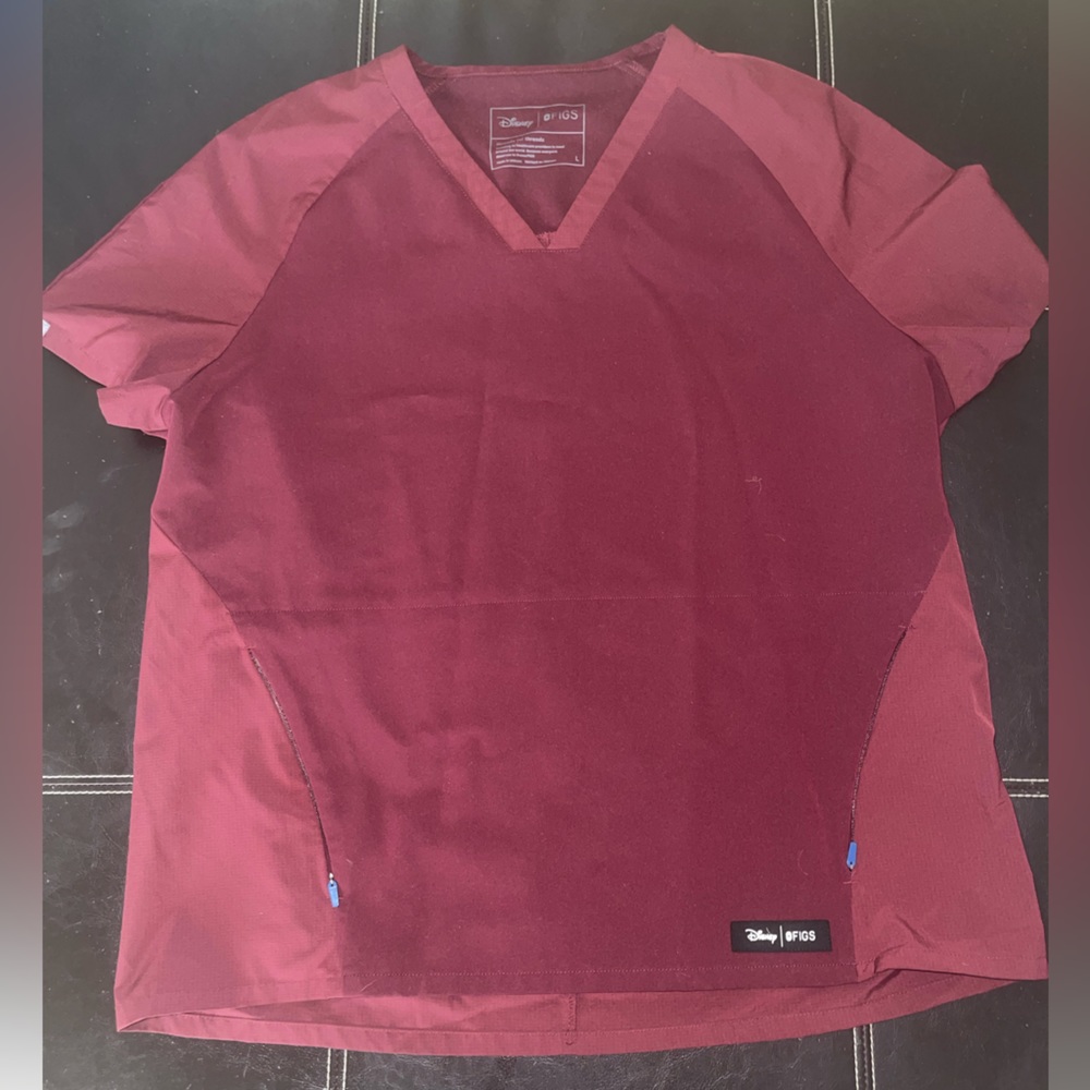 Limited Edition Disney Fig Scrub Top - Gem